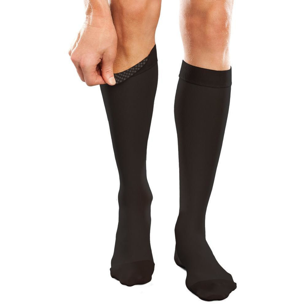 Therafirm® Ease Opaque Knee High 20-30 mmHg w/ Silicone Band ...